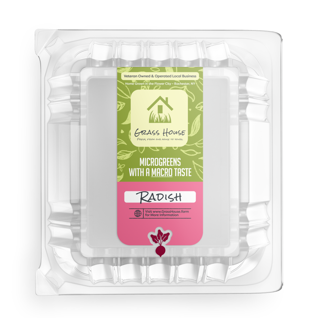 Grass House Microgreens Packaging Labels - Jake Vaccaro | jkvCreative, Inc.